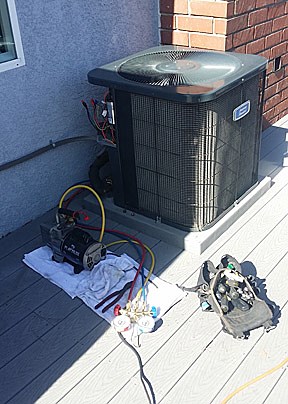 Air Conditioning Condensers Photos, Los Angeles CA